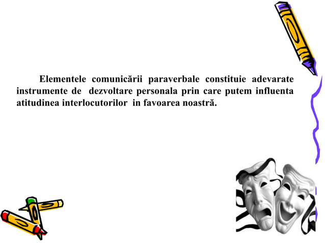 Comunicarea paraverbală | PPT