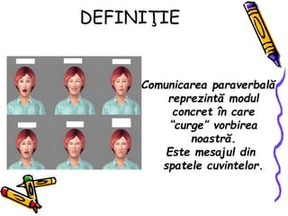 Comunicarea paraverbală | PPT