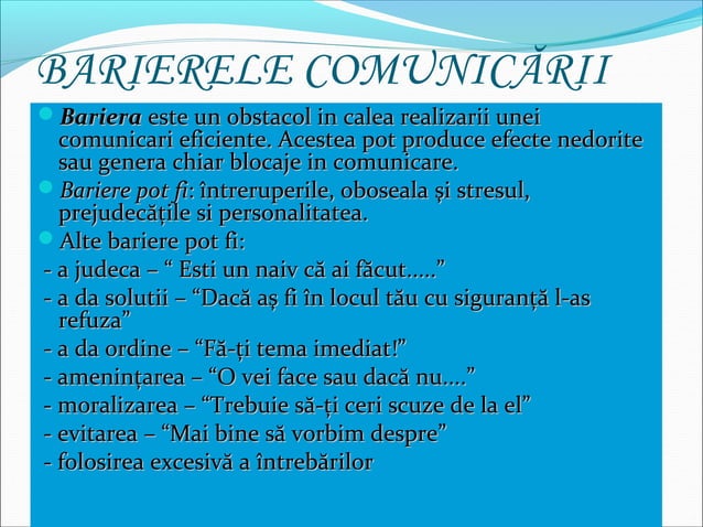 Comunicare eficienta | PPT