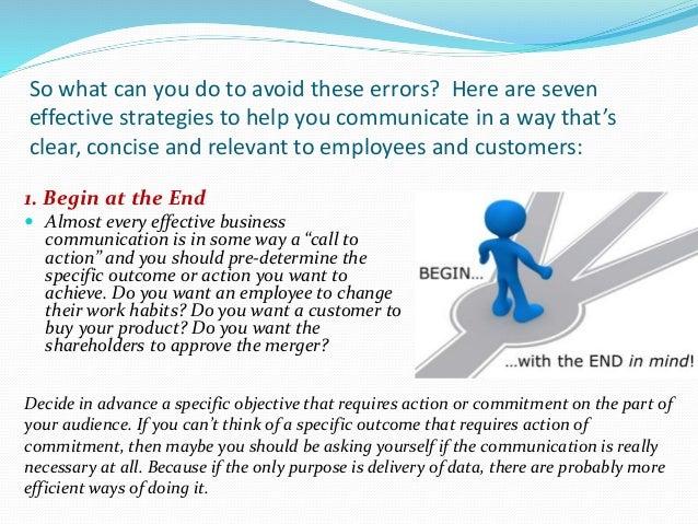 Business Communication Error