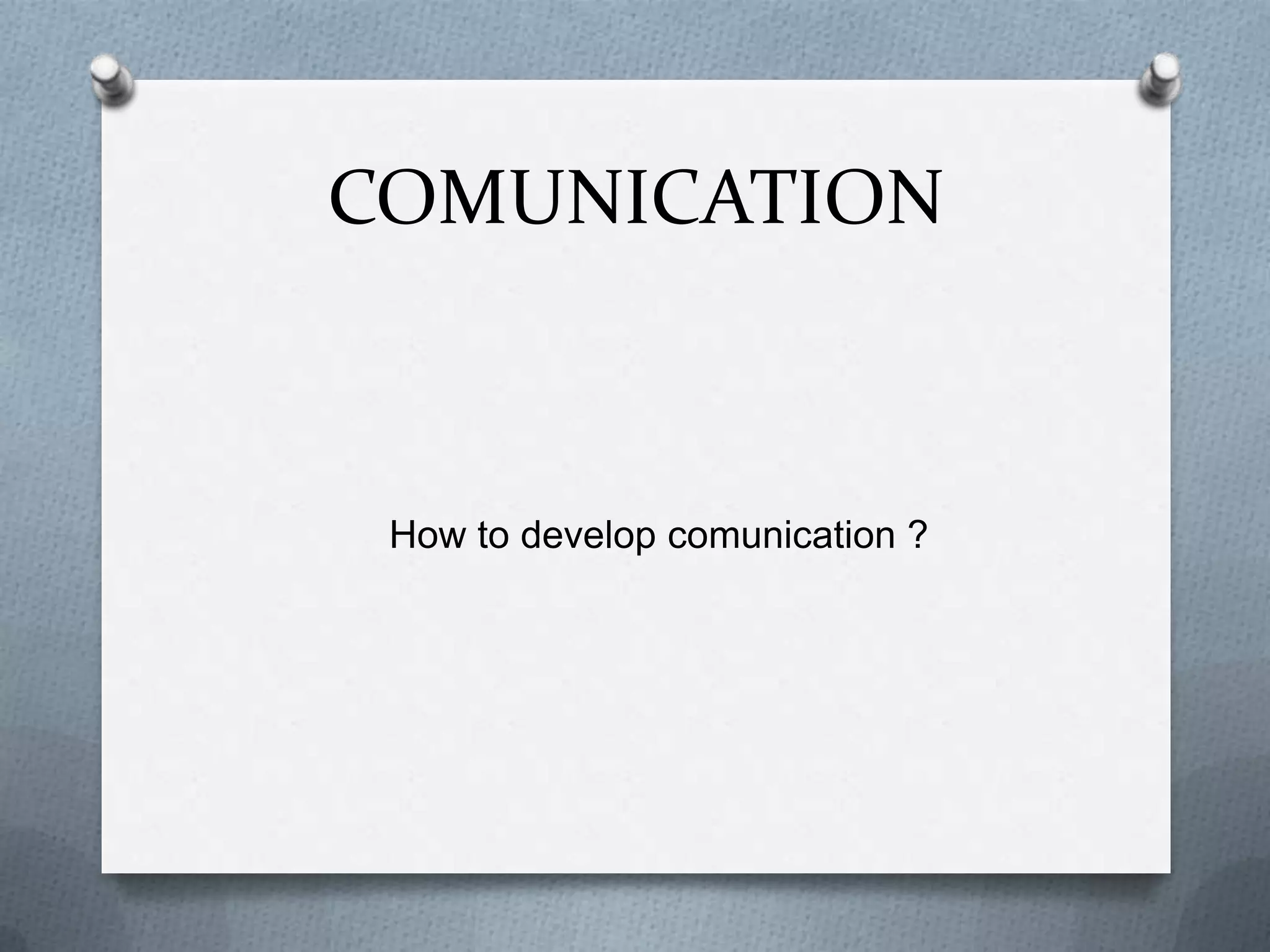 Comunication portfolio | PPT