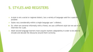 Comunicative competence | PPTX