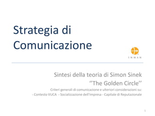 Strategia di Comunicazione | PPTX