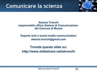 Comunicazione scientifica | PPT