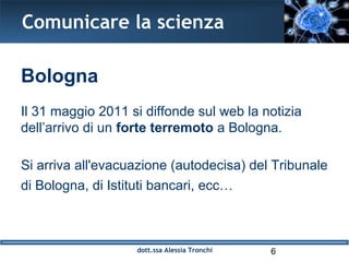 Comunicazione scientifica | PPT