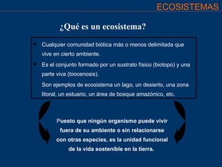 Comunidades Ecosistemas | PPT