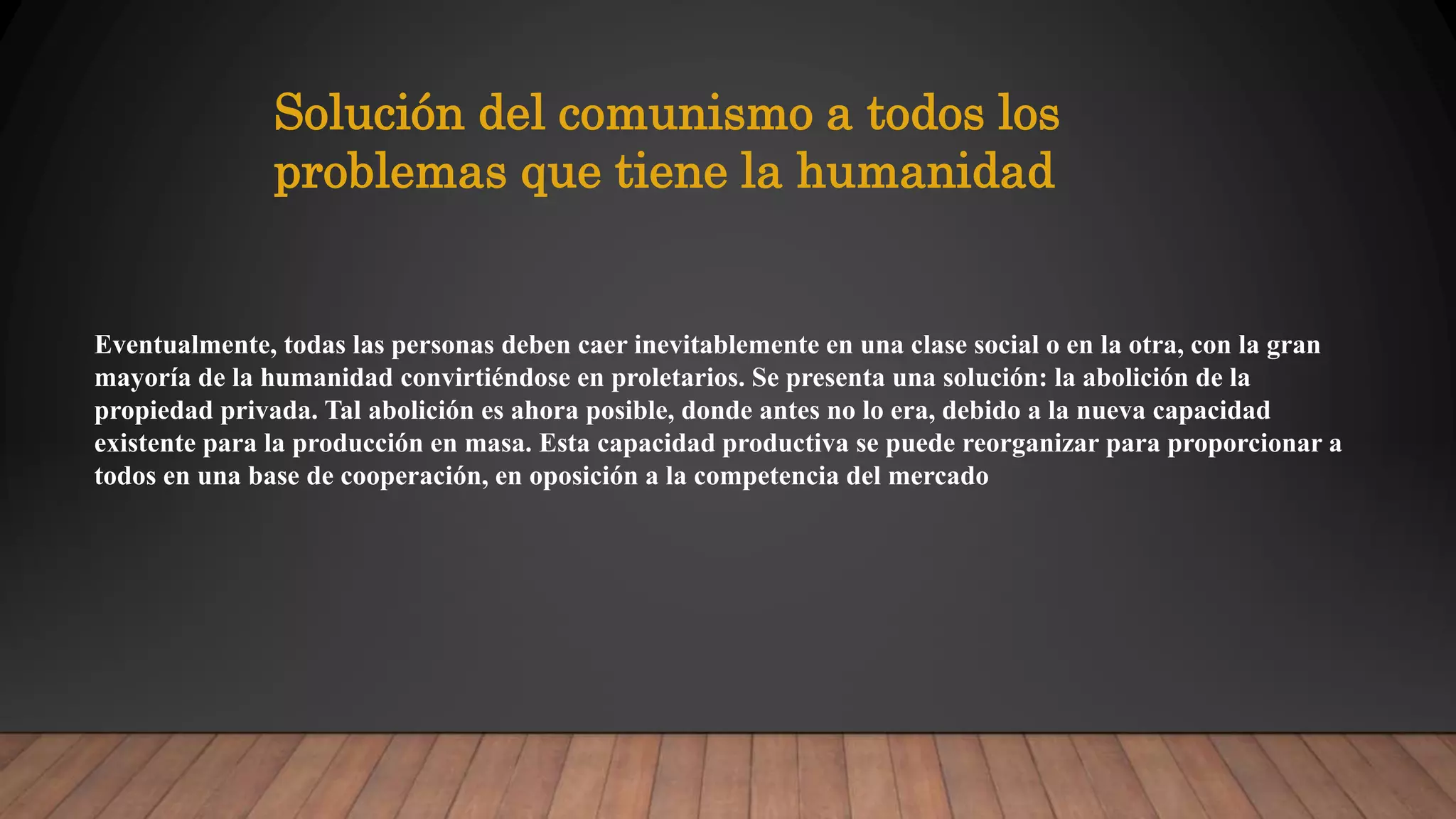 Modos de producción (comunismo) By: Santiago Chipantasi | PPTX