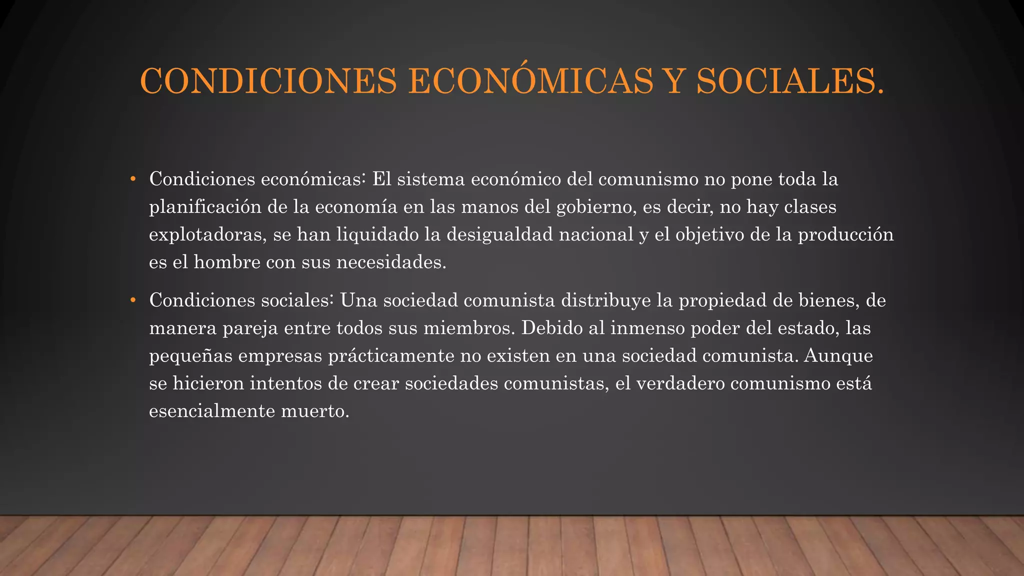 Modos de producción (comunismo) By: Santiago Chipantasi | PPTX