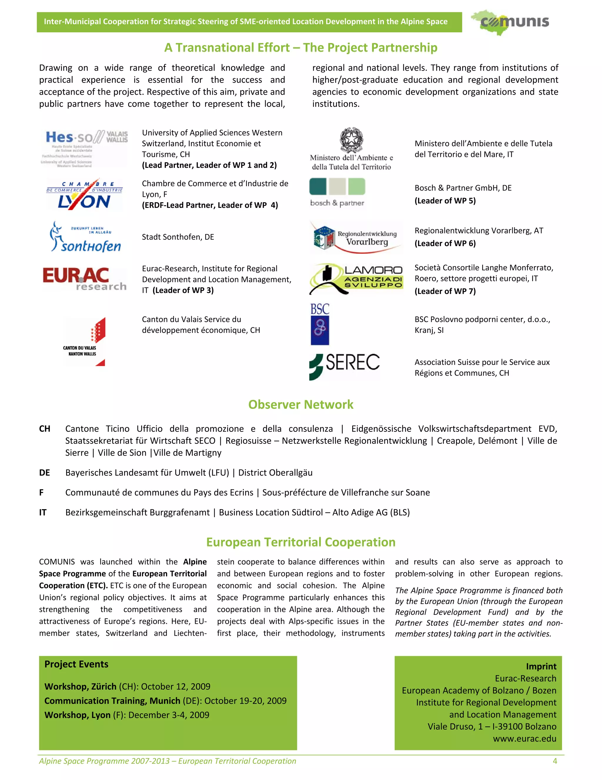 Comunis newsletter 1 English | PDF