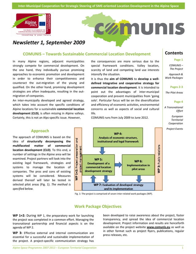 Comunis newsletter 1 English | PDF