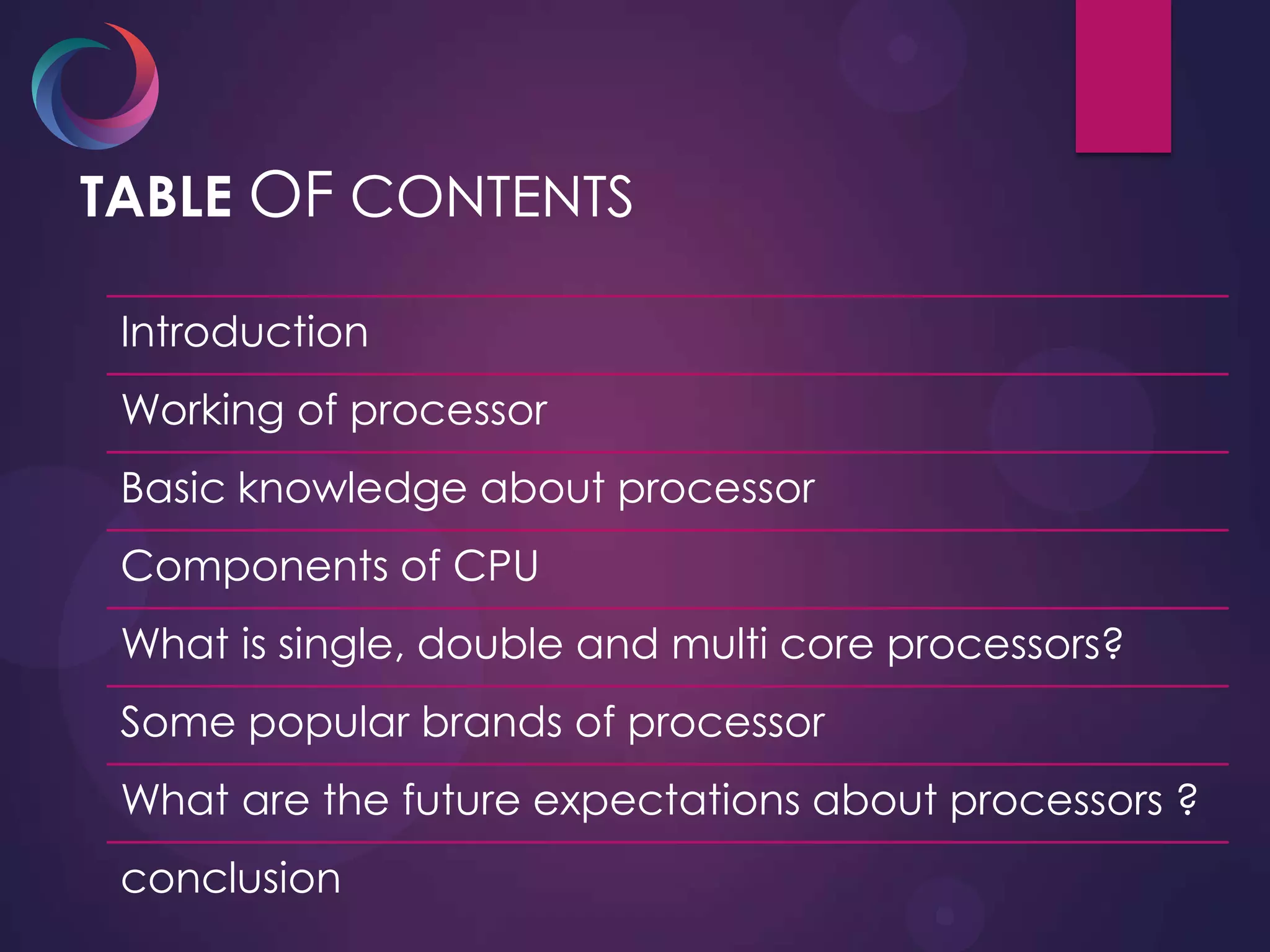 Comuputer processor | PPTX