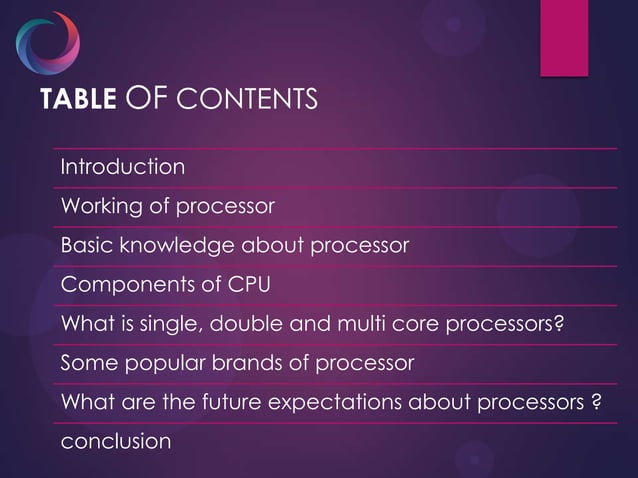 Comuputer processor | PPTX