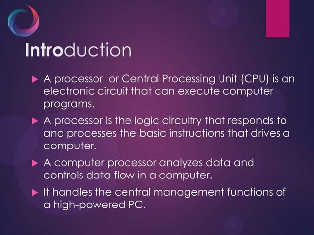 Comuputer processor | PPTX