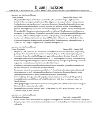 Resume of Djuan Jackson | PDF