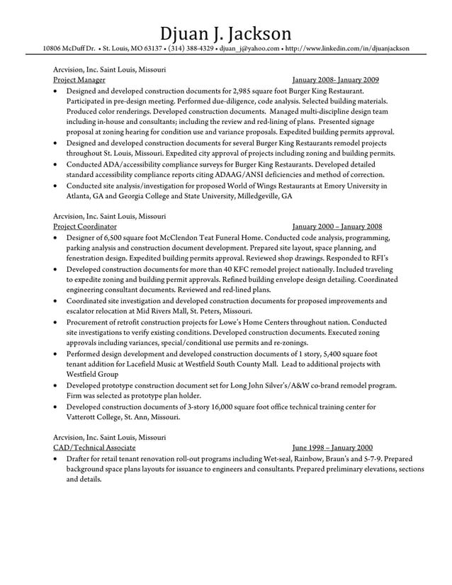 Resume of Djuan Jackson | PDF