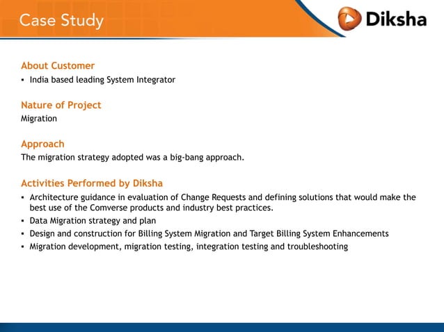 Diksha BSS Case Study | PPT