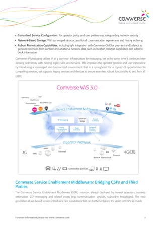 Comverse VAS 3.0 | PDF