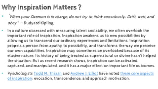 INSPIRE & INNOVATION | PPTX