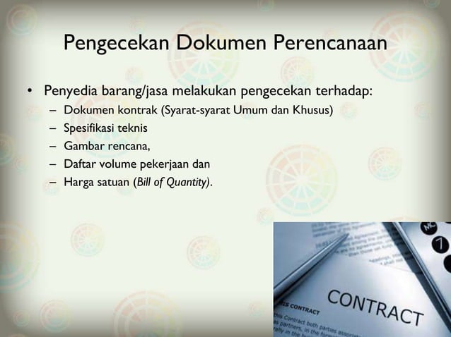 Tahap Pra Konstruksi - Pekerjaan Pengecekan dan Pengujian | PDF