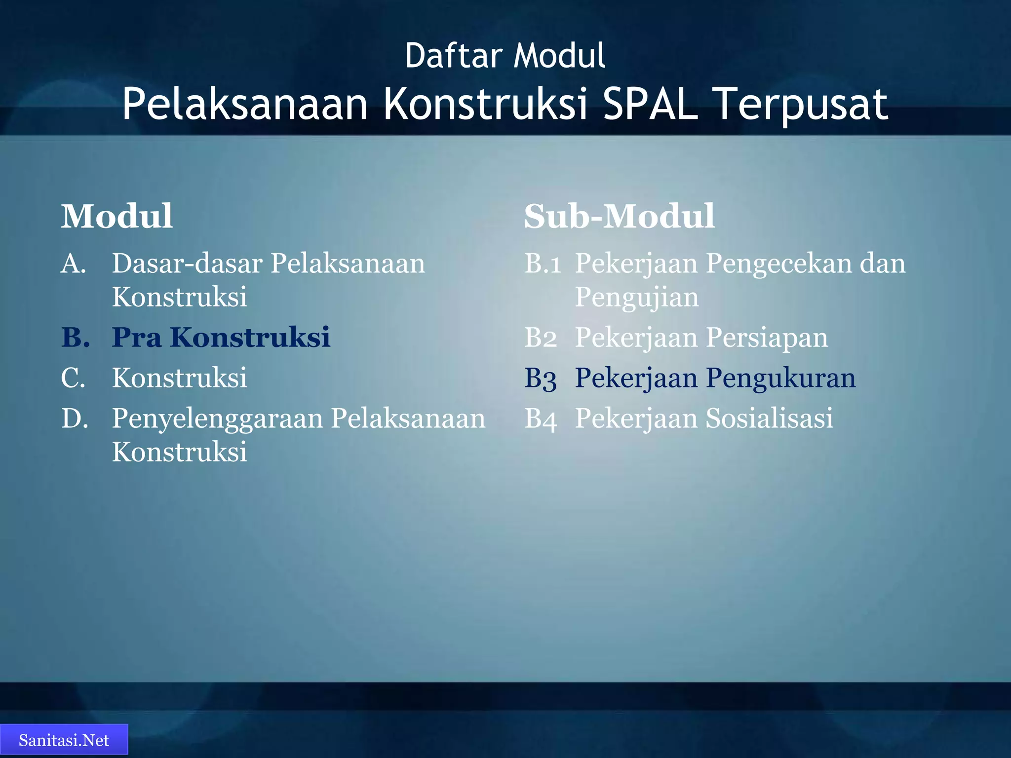 Tahap Pra Konstruksi SPAL - Pekerjaan Pengukuran | PDF