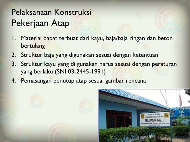 Tahap Konstruksi SPAL - Pembangunan Bangunan Penunjang dan Fasilitas | PDF