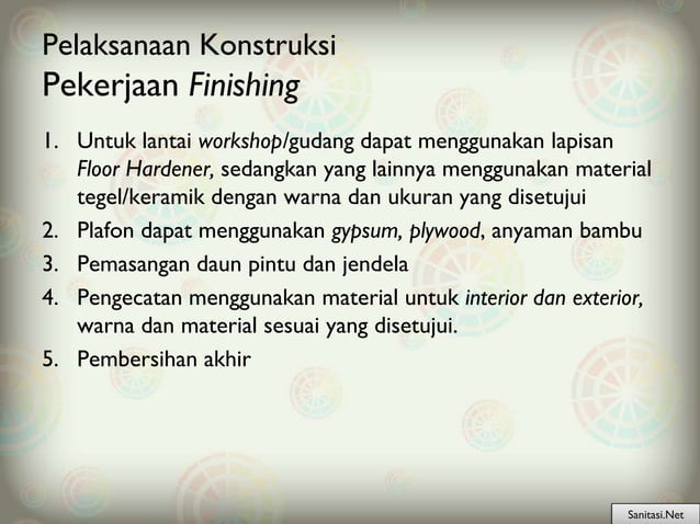 Tahap Konstruksi SPAL - Pembangunan Bangunan Penunjang dan Fasilitas | PDF