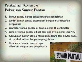 Tahap Konstruksi SPAL - Pembangunan Bangunan Penunjang dan Fasilitas | PDF