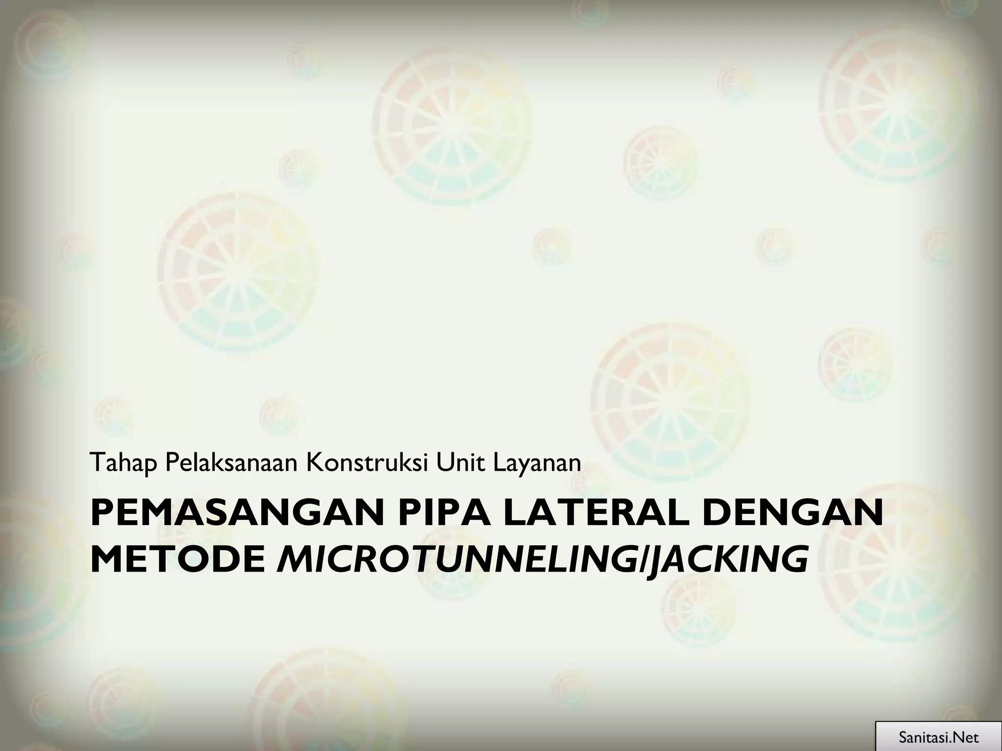 Tahap Konstruksi SPAL - Unit Pengumpulan, Pemasangan Pipa Lateral | PDF