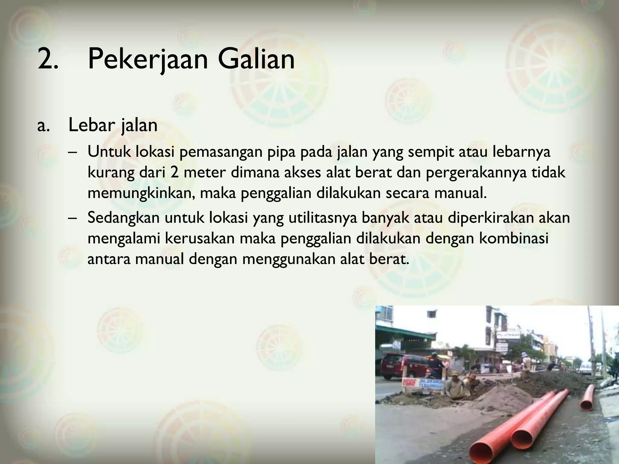 Tahap Konstruksi SPAL Pembangunan Unit Pengumpulan - Pipa Servis dan ...