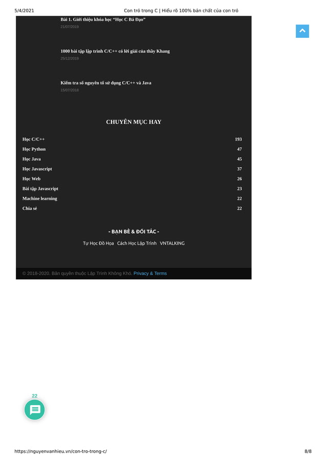 Con trỏ trong C | PDF