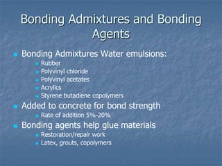 CON 122 Session 6 - Special Admixtures | PPT