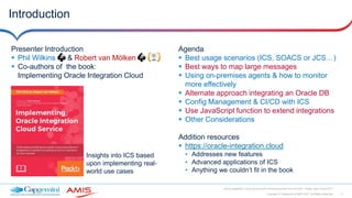 Oracle Integration Cloud Service (ICS) best practices learned from the field | PPTX