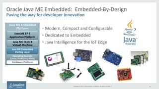 JavaOne 2015: CON3434 - Bringing IoT Cloud Services ... | PPT