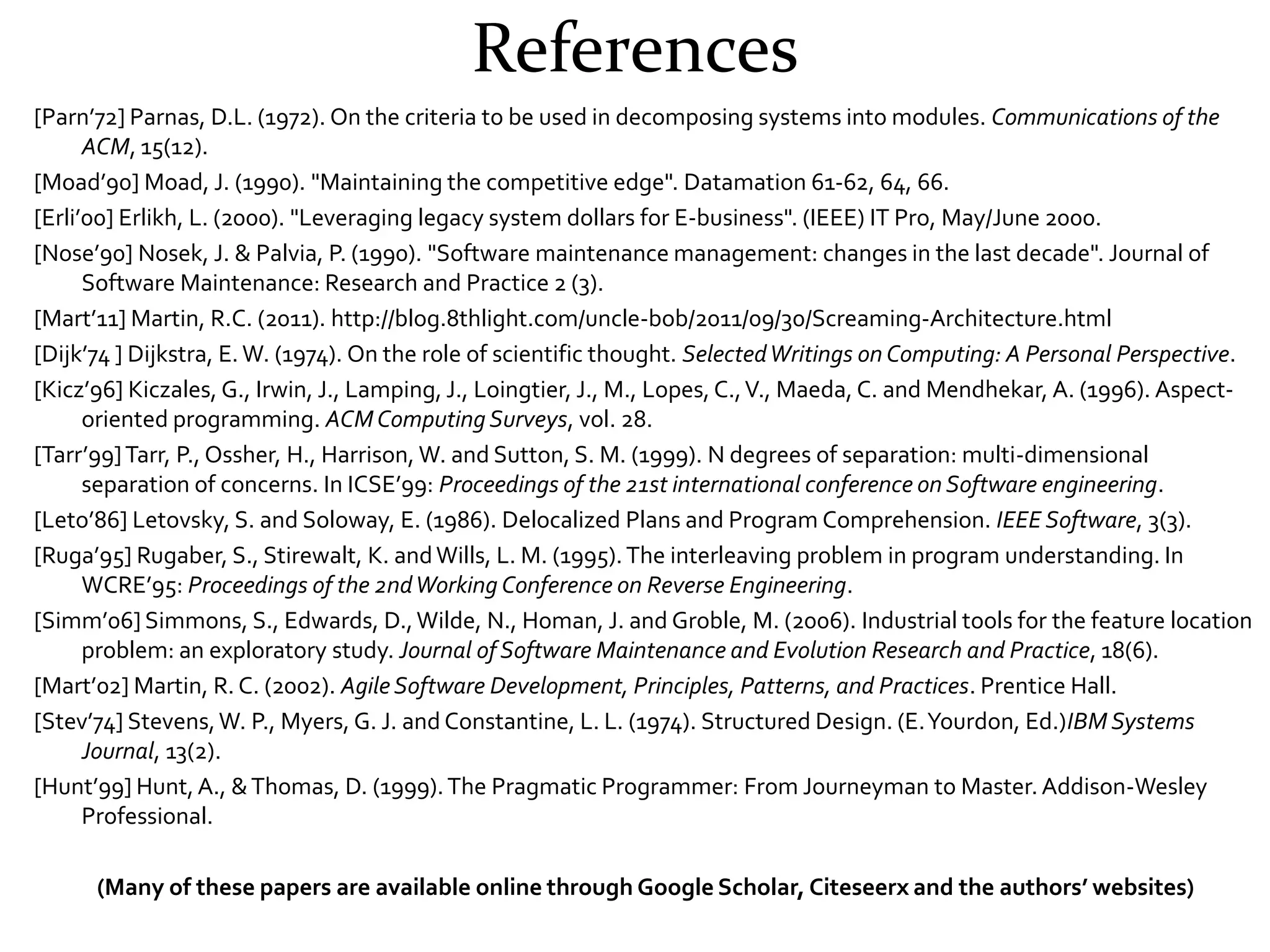 JavaOne’12 Session 3992 - Software Modularity: Paradoxes, Principles ...