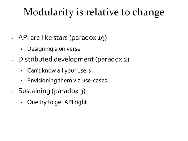 Javaone12 Session 3992 Software Modularity Paradoxes Principles And Architectures Ppt