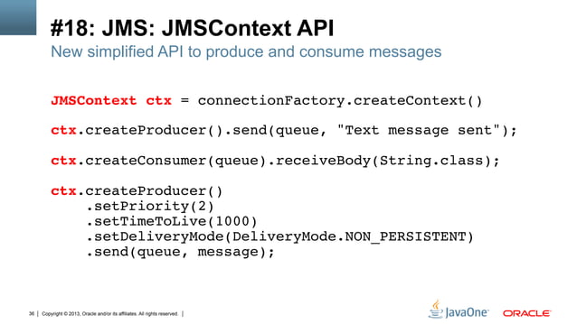 Fifty Features of Java EE 7 in 50 Minutes | PPT