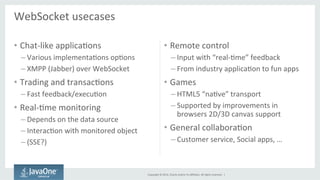 WebSockets in Enterprise Applications | PPT