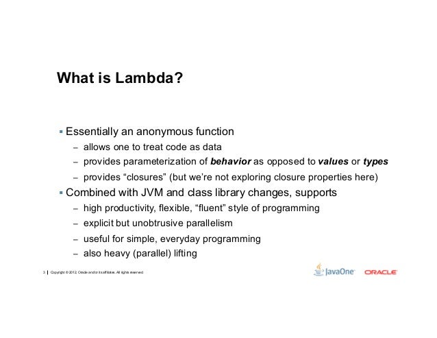 Lambda Expressions