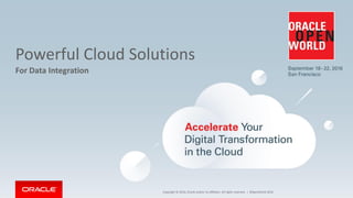 Oracle Data Integration - Overview | PPT