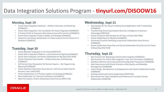 Oracle Data Integration - Overview