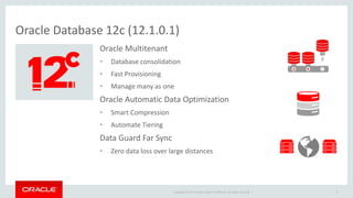Whats new in Oracle Database 12c release 12.1.0.2 | PPT