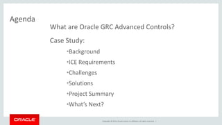 Con8154 controlling for multiple erp systems with oracle advanced controls | PDF | Large ...