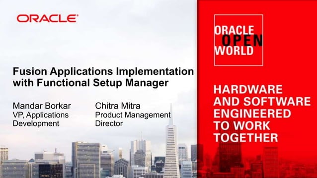 Oracle Fusion functional setup manager | PPTX