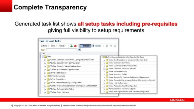 Oracle Fusion functional setup manager | PPTX