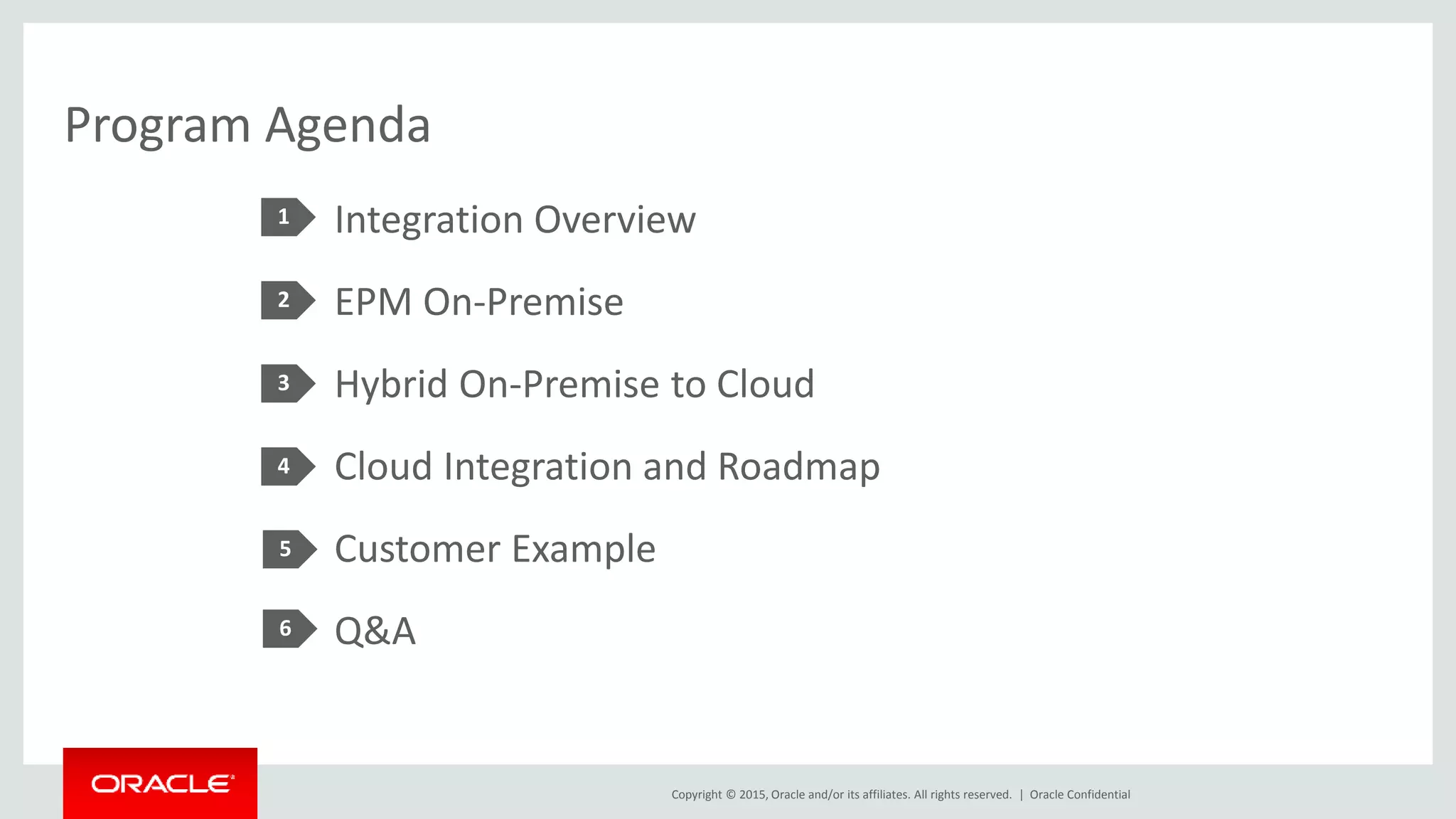 EPM, ERP, Cloud and On-Premise – All options explained - OOW CON9532 | PPTX