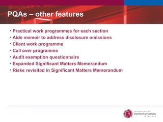 Conal Kennedy, Electronic Procedure For Quality Audit (PQA) & Relate ...
