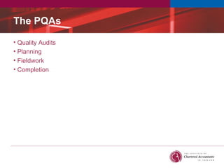 Conal Kennedy, Electronic Procedure For Quality Audit (PQA) & Relate ...