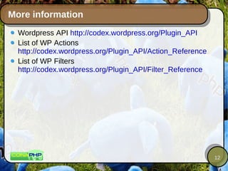 Extending WordPress | PPT