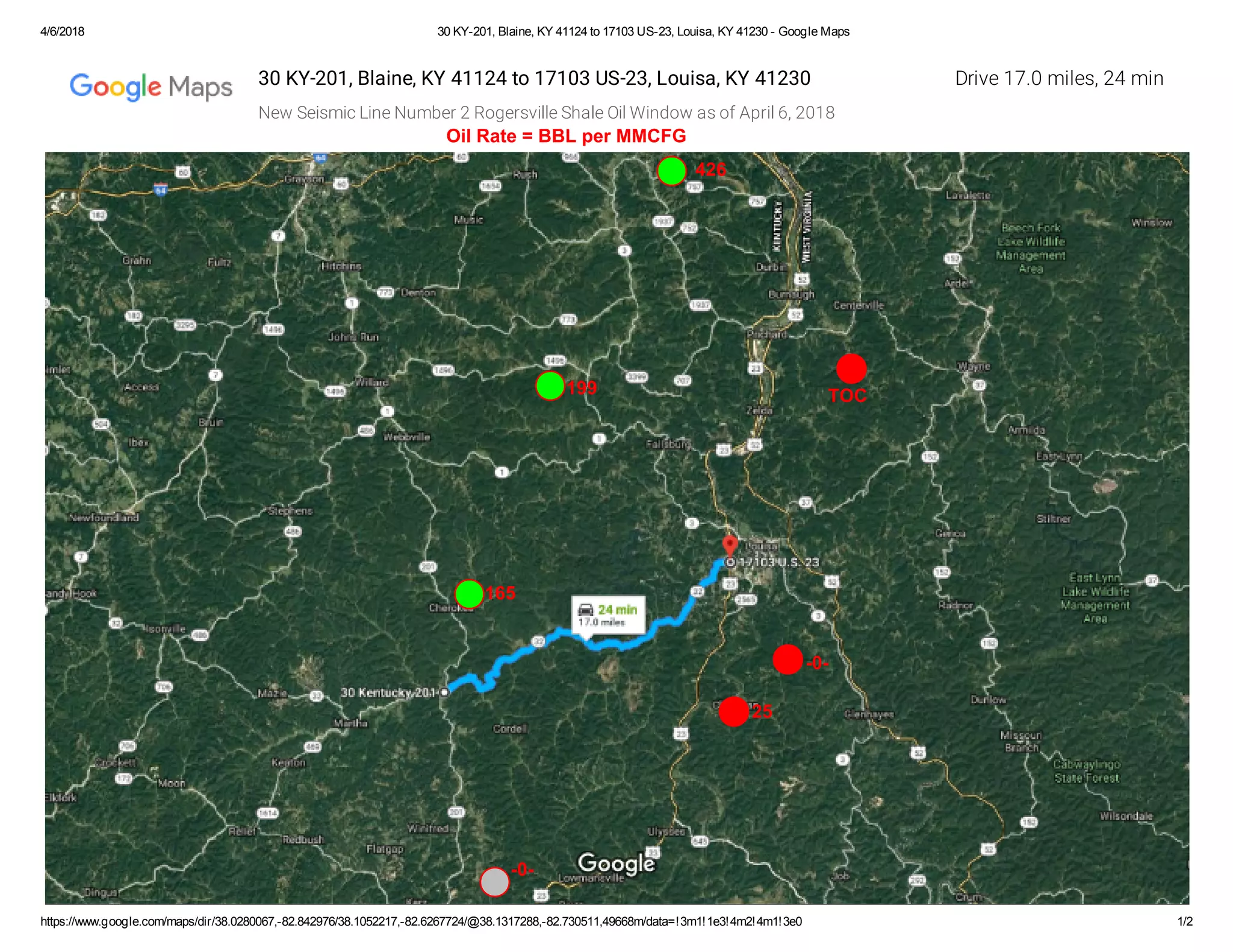 Eastern Kentucky Rogersville Shale Sourced Conasauga Oil And Gas Rates ...