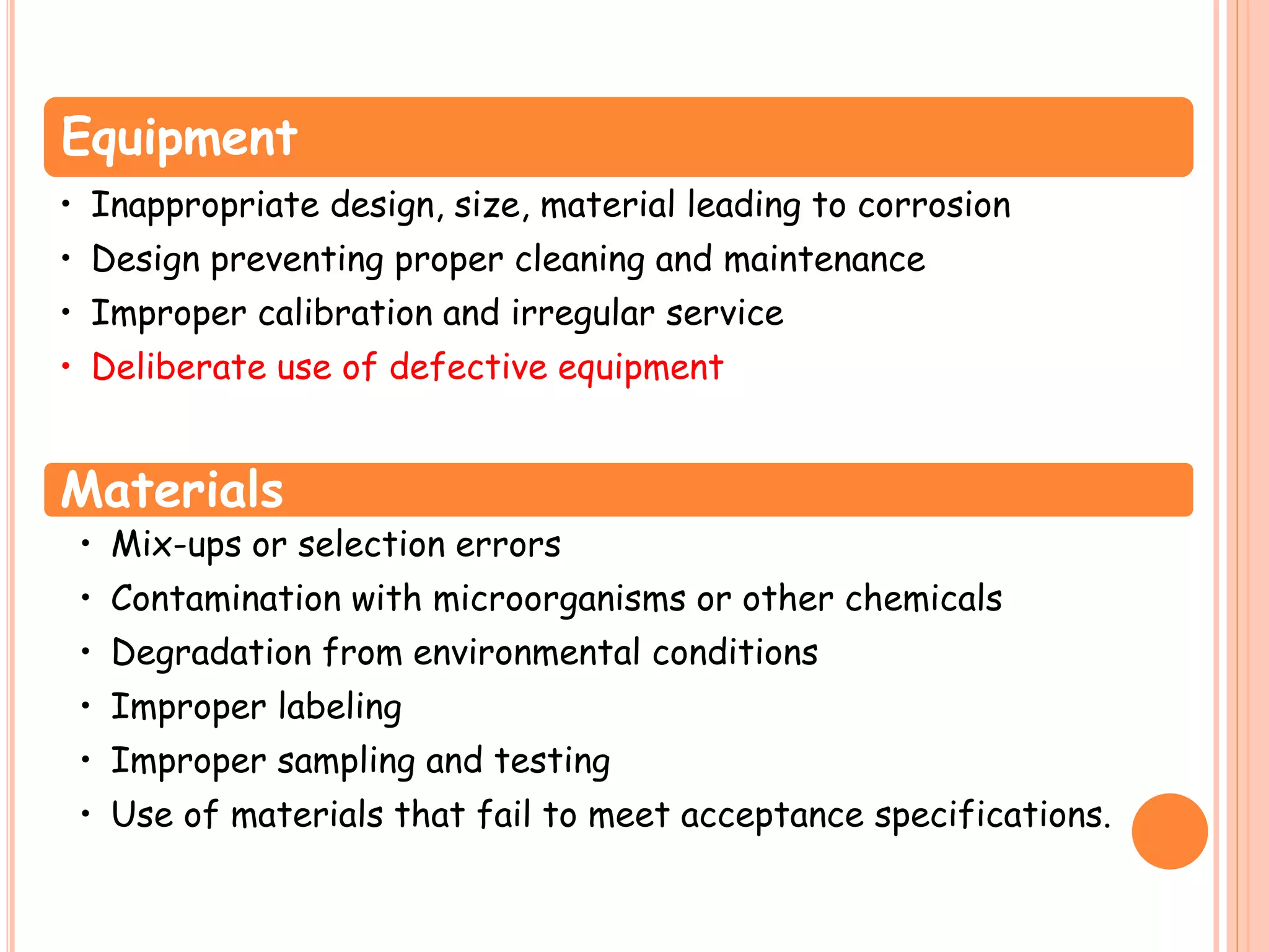 Contamination & Personal Hygiene | PPTX